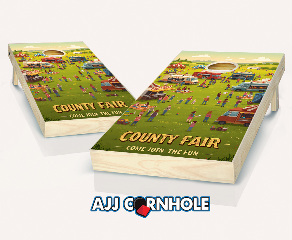 "County Fair Come Join the Fun" Cornhole Set AJJ Cornhole