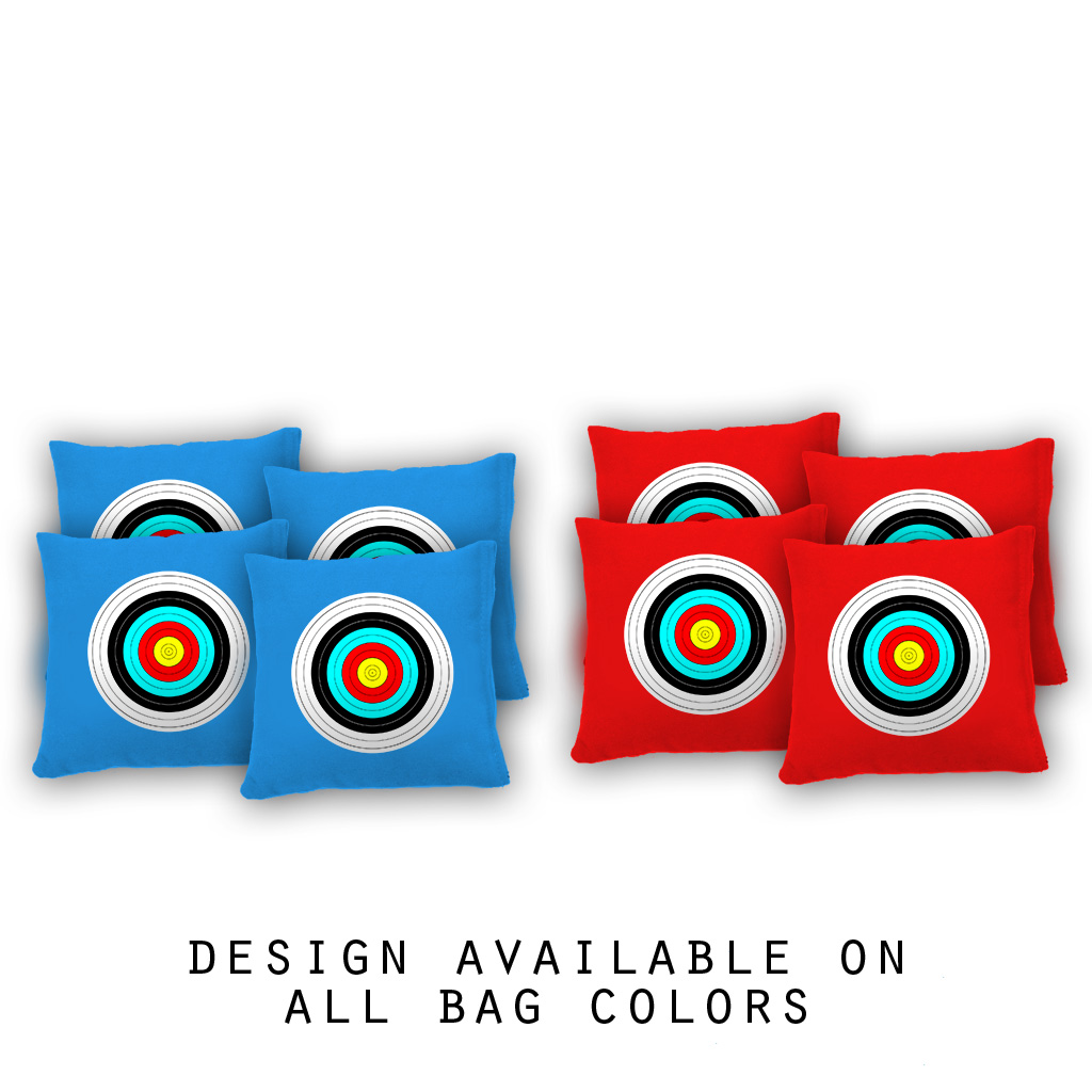 "Target Range" Cornhole Bags - Set of 8 AJJ Cornhole