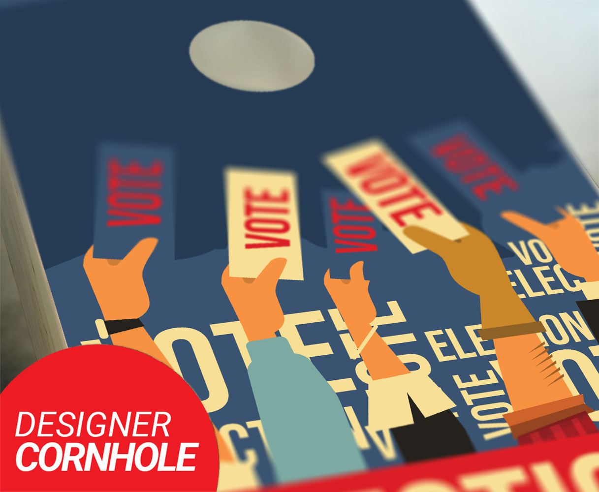 "Election Graphics" Cornhole Set AJJ Cornhole